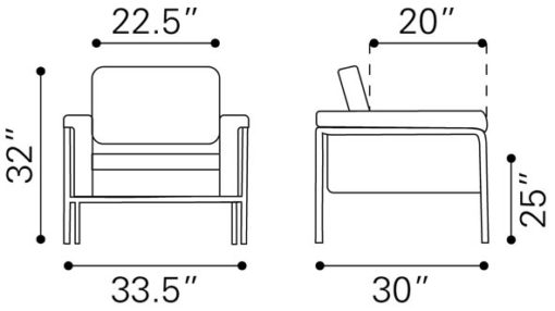Singular Armchair | MOSS MANOR: A Design House