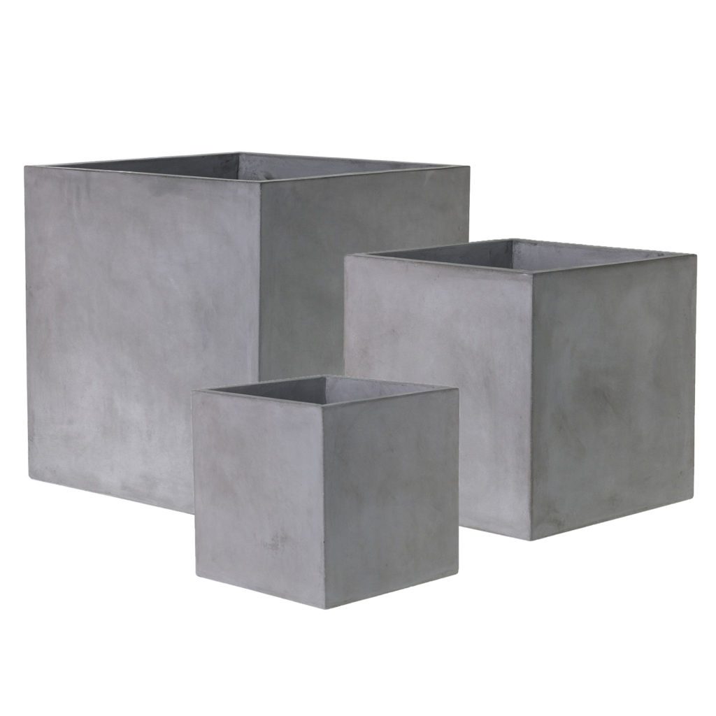 Newport Rectangular Concrete Planter | MOSS MANOR