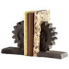 Gear Bookends | MOSS MANOR: A Design House