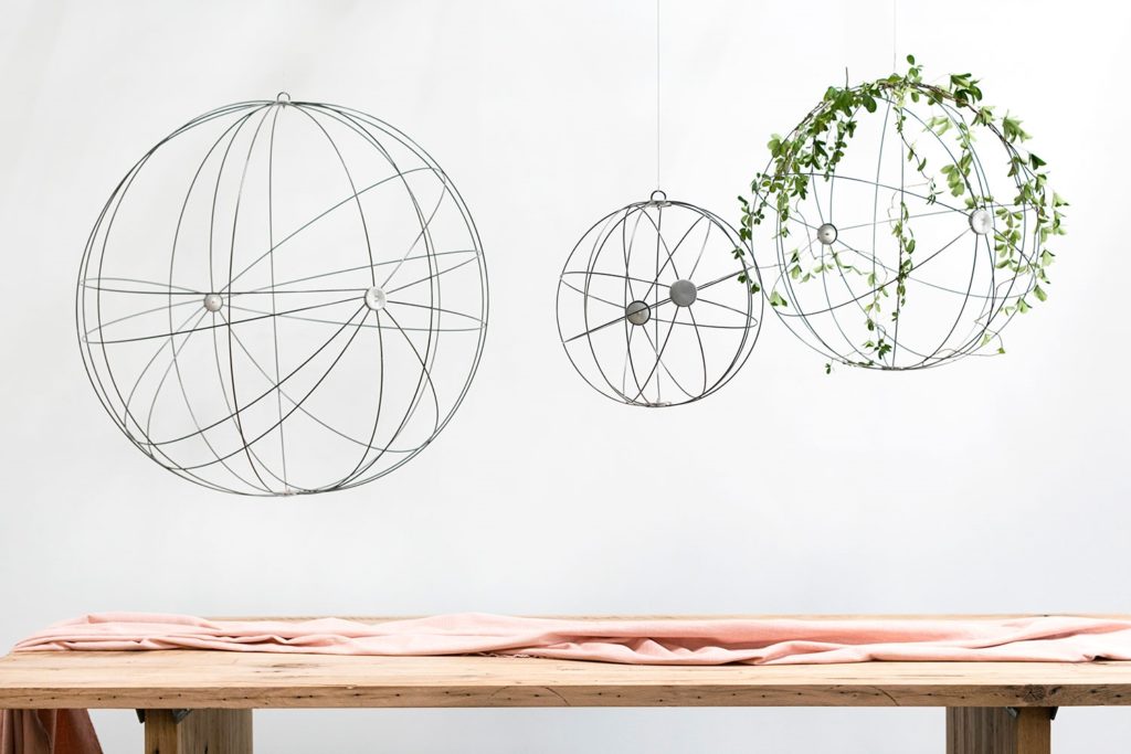 Global Wire Spheres - Moss Manor