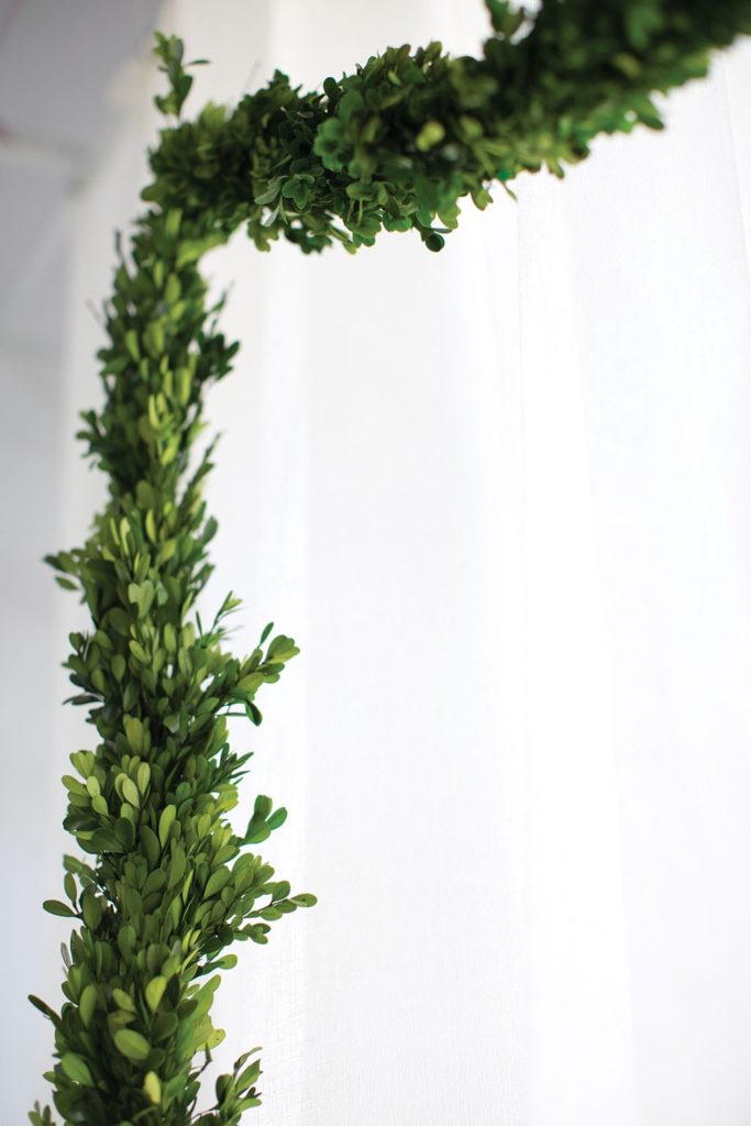 Preserved Boxwood Garland, Set of Two - Moss Manor