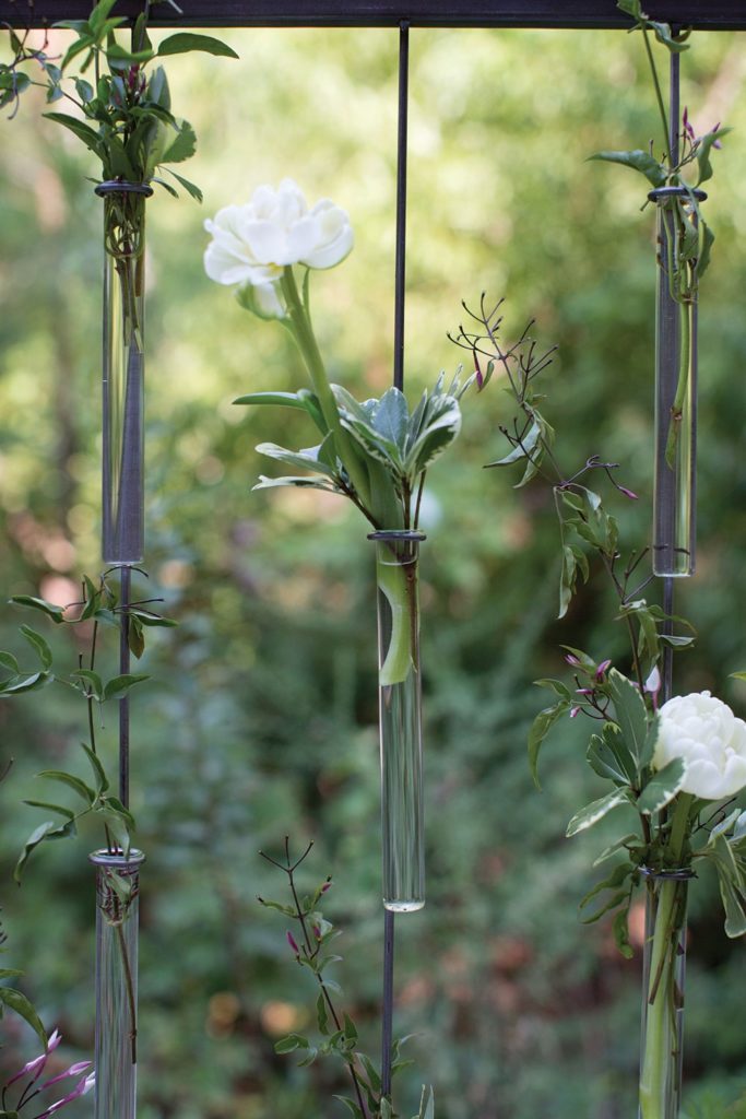 Canvas Hanging Vase Stand - Moss Manor