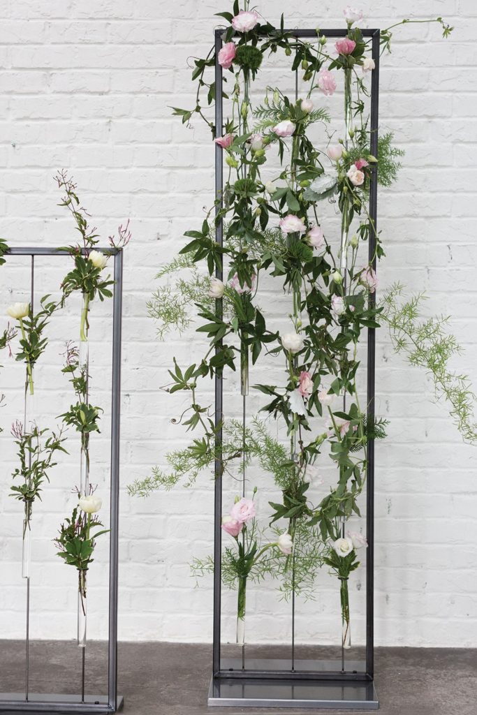 Canvas Hanging Vase Stand - Moss Manor