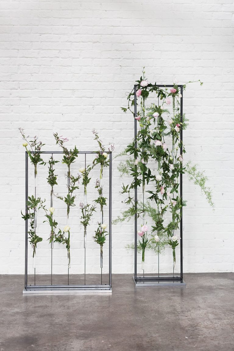 Canvas Hanging Vase Stand - Moss Manor