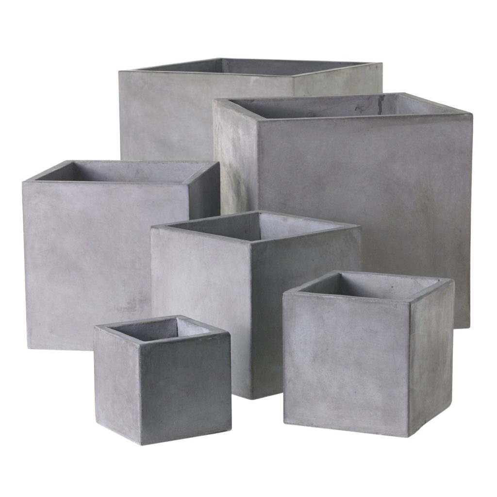 Newport Square Concrete Planter | MOSS MANOR